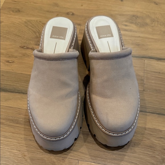 Dolce Vita | Shoes | Dolce Vita Taupe Lug Sole Platform Clogs | Poshmark